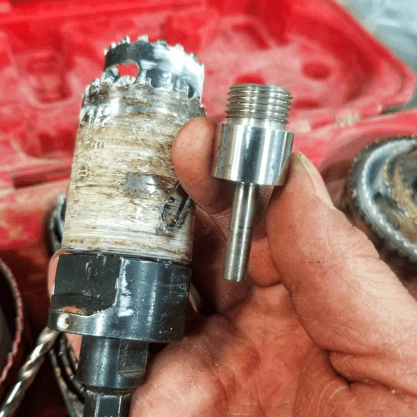 The Co-Pilot - Hole Saw Adaptor - Rack-A-Tiers Since 1995