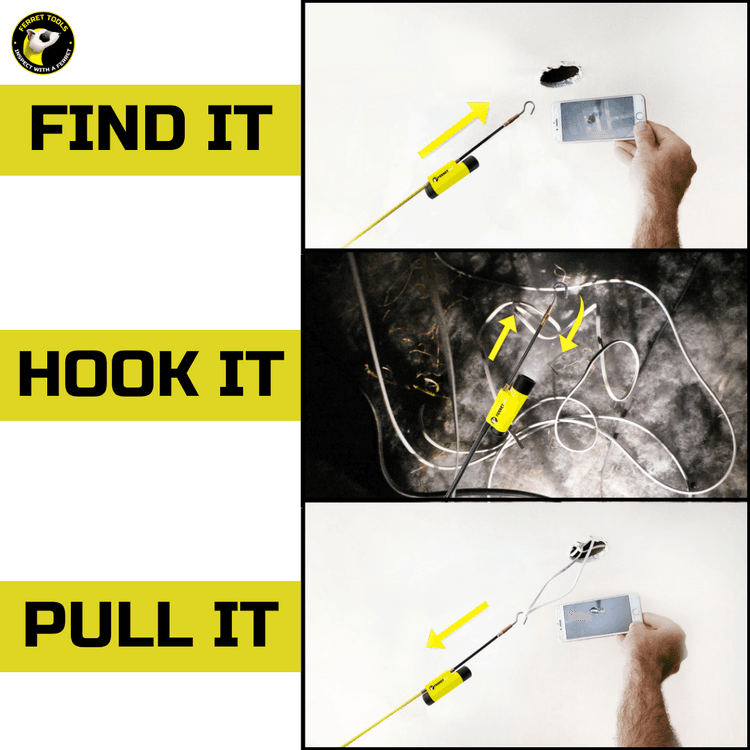 Ferret Pro - Multipurpose Wireless Inspection Camera and Cable Pulling ...