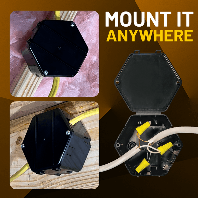 Open Splice Junction Box - Rack-A-Tiers Since 1995