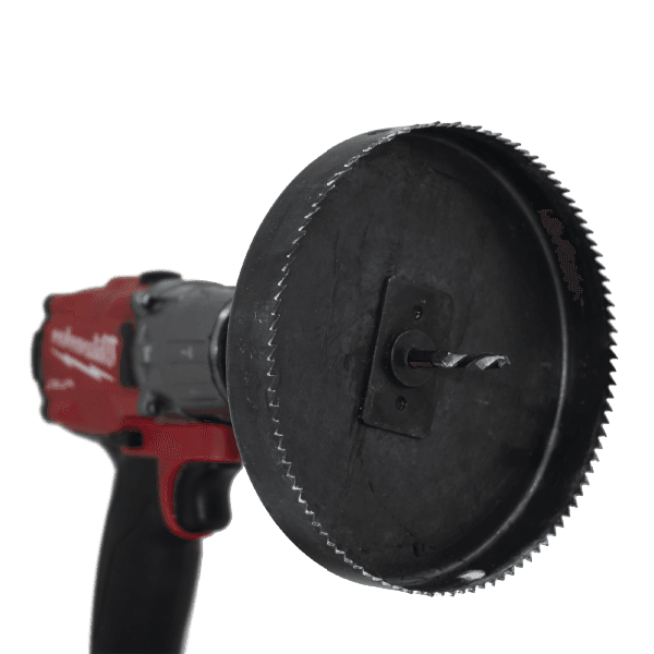 Recessed Light Round Hole Saw - 6 3/8" - Rack-A-Tiers Since 1995