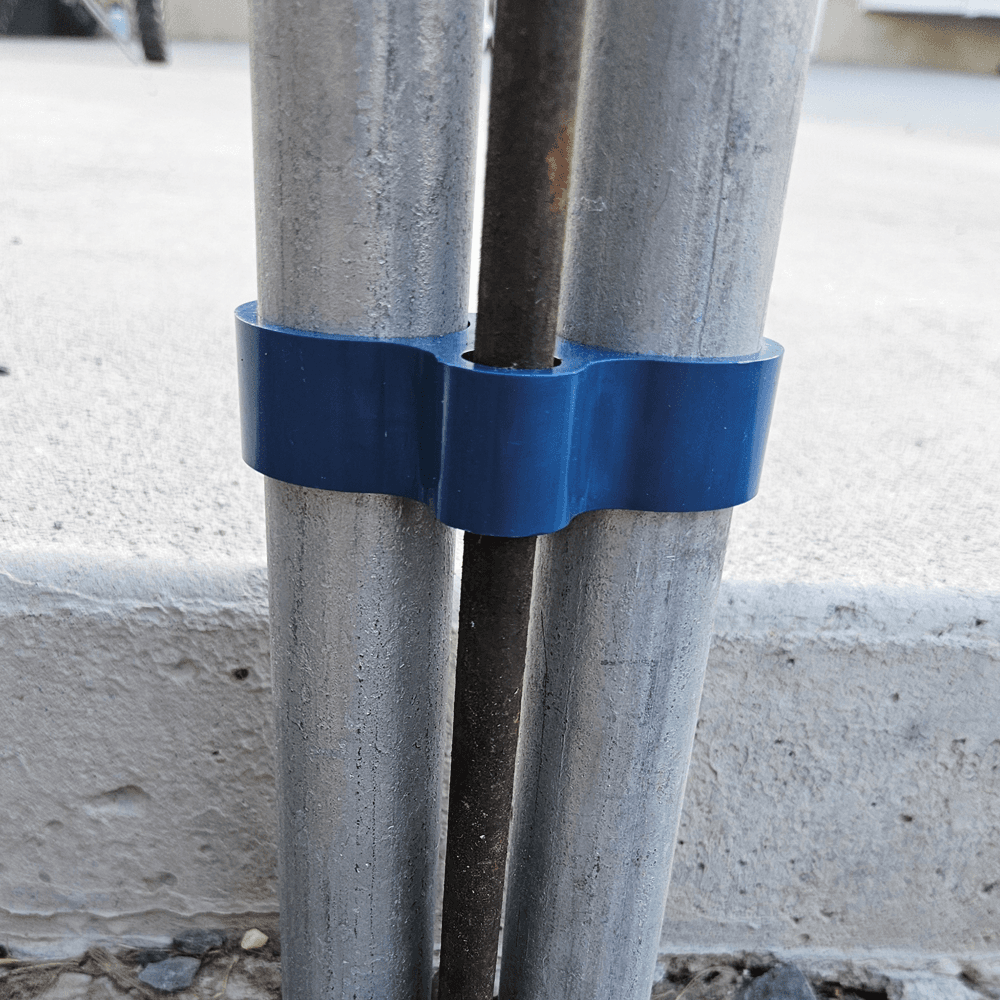 Slammers Rigid/PVC Conduit Spacer with Support Hole - 50 Pack - Rack-A ...