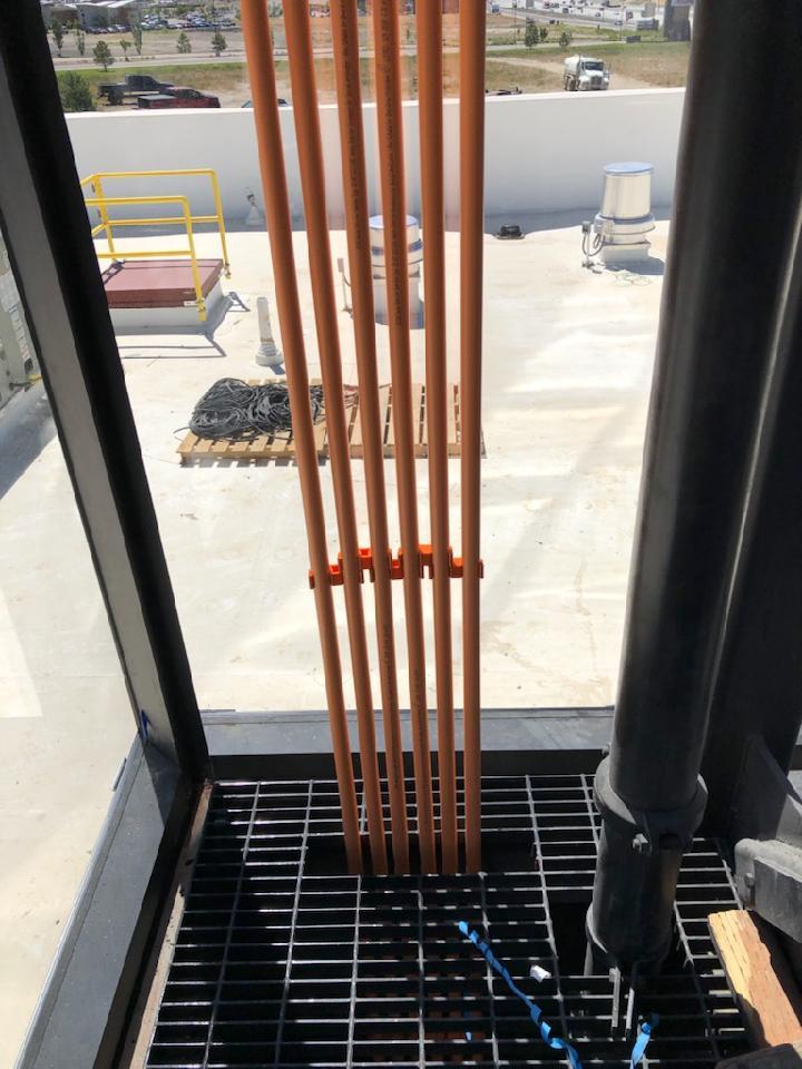 Slammers Rigid/PVC Conduit Spacer with Support Hole - 50 Pack - Rack-A ...