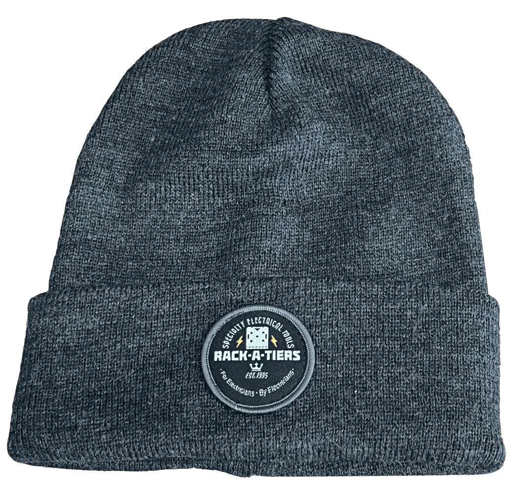 Rack-A-Tiers Charcoal Beanie - Rack-A-Tiers Since 1995
