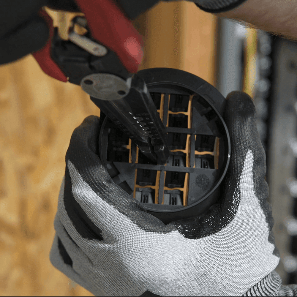 Wire Waffle - Multiple NM Cable Connector - Rack-A-Tiers Since 1995